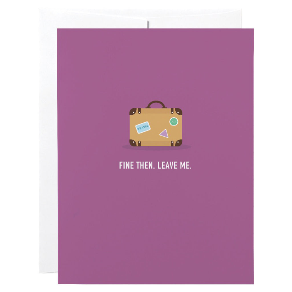 Leave Me Card by Classy Cards – Outer Layer