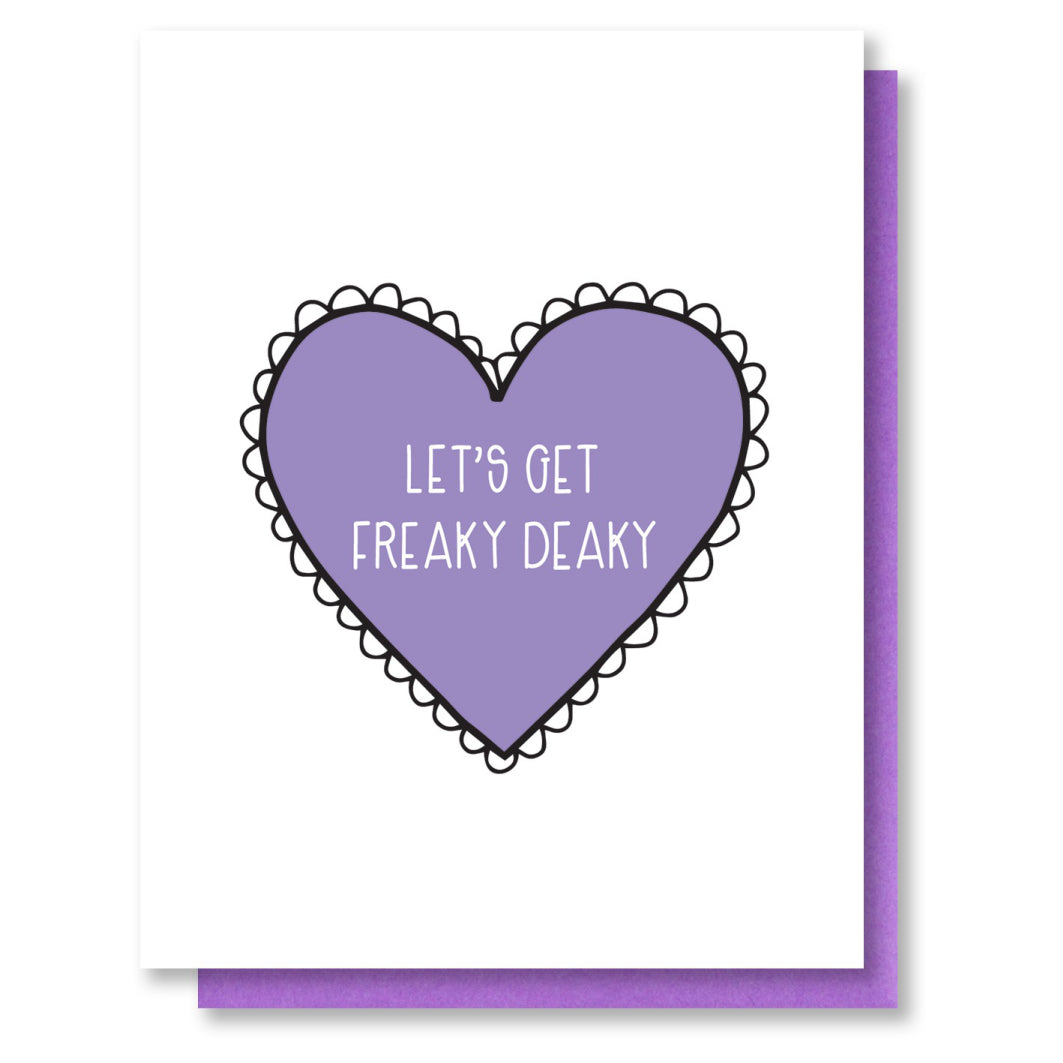Let's Get Freaky Deaky Card by Kiss And Punch – Outer Layer