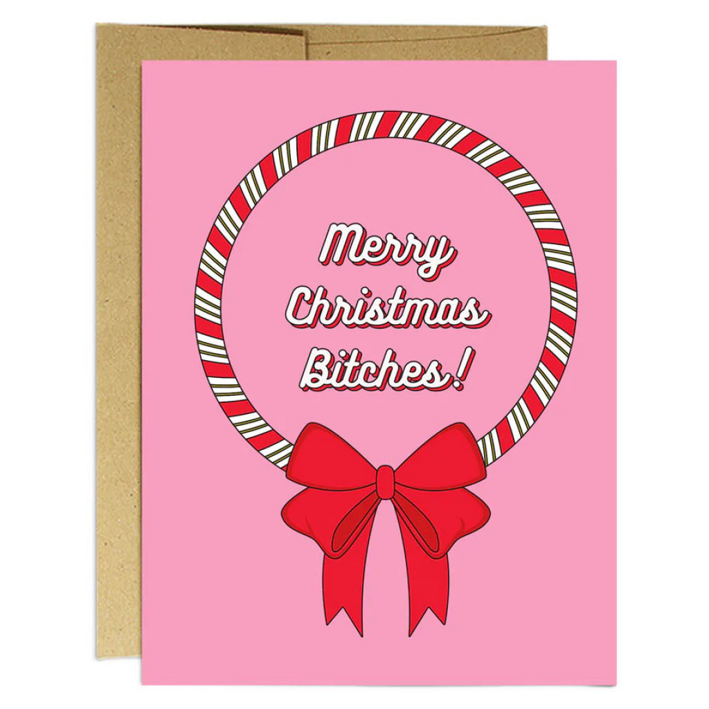 Merry Christmas B's Card | Party Mountain Paper – Outer Layer