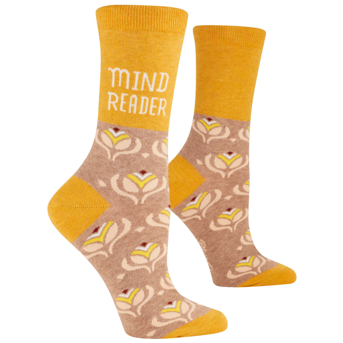 Mind Reader Crew Socks | Blue Q – Outer Layer