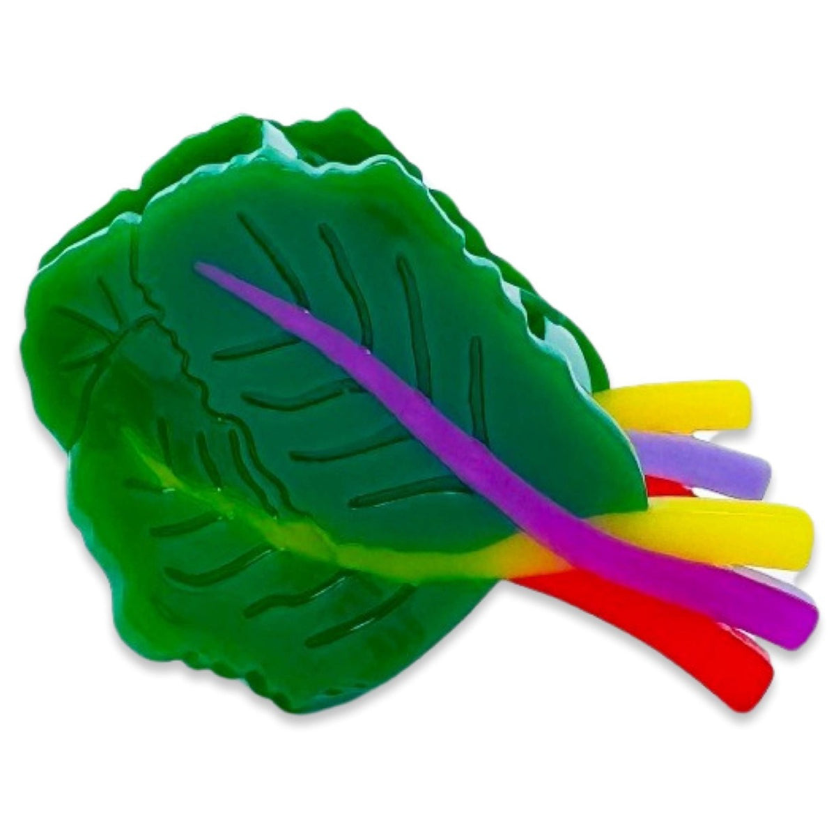 Mini Rainbow Chard Hair Claw | Jenny Lemons – Outer Layer