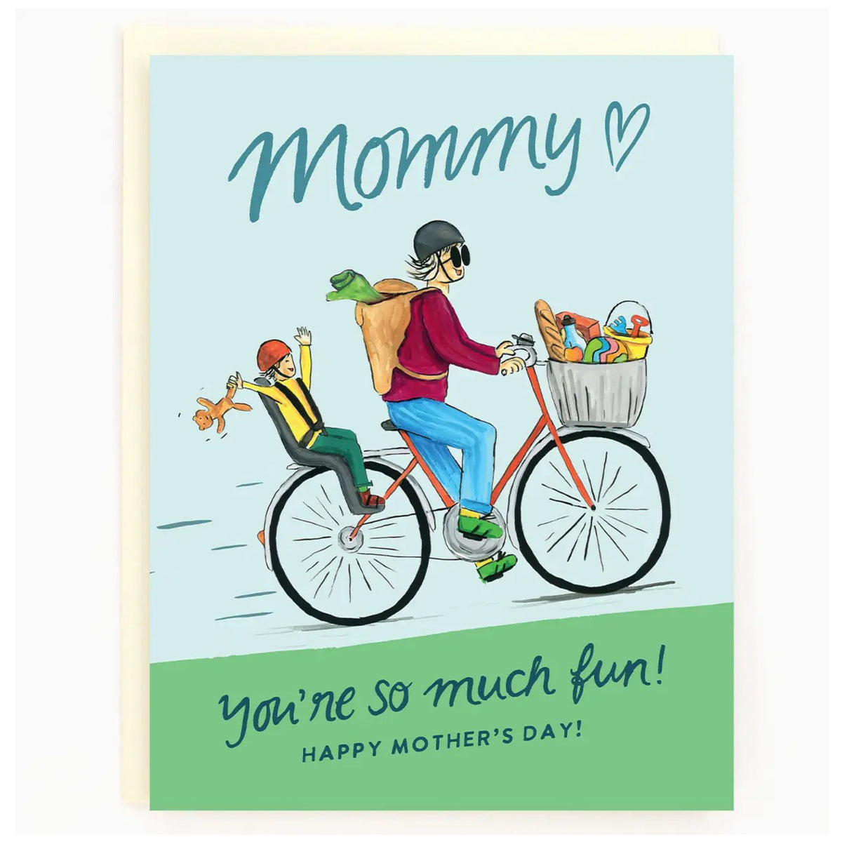 Mommy Bike Mother's Day Card | The Paperhood – Outer Layer