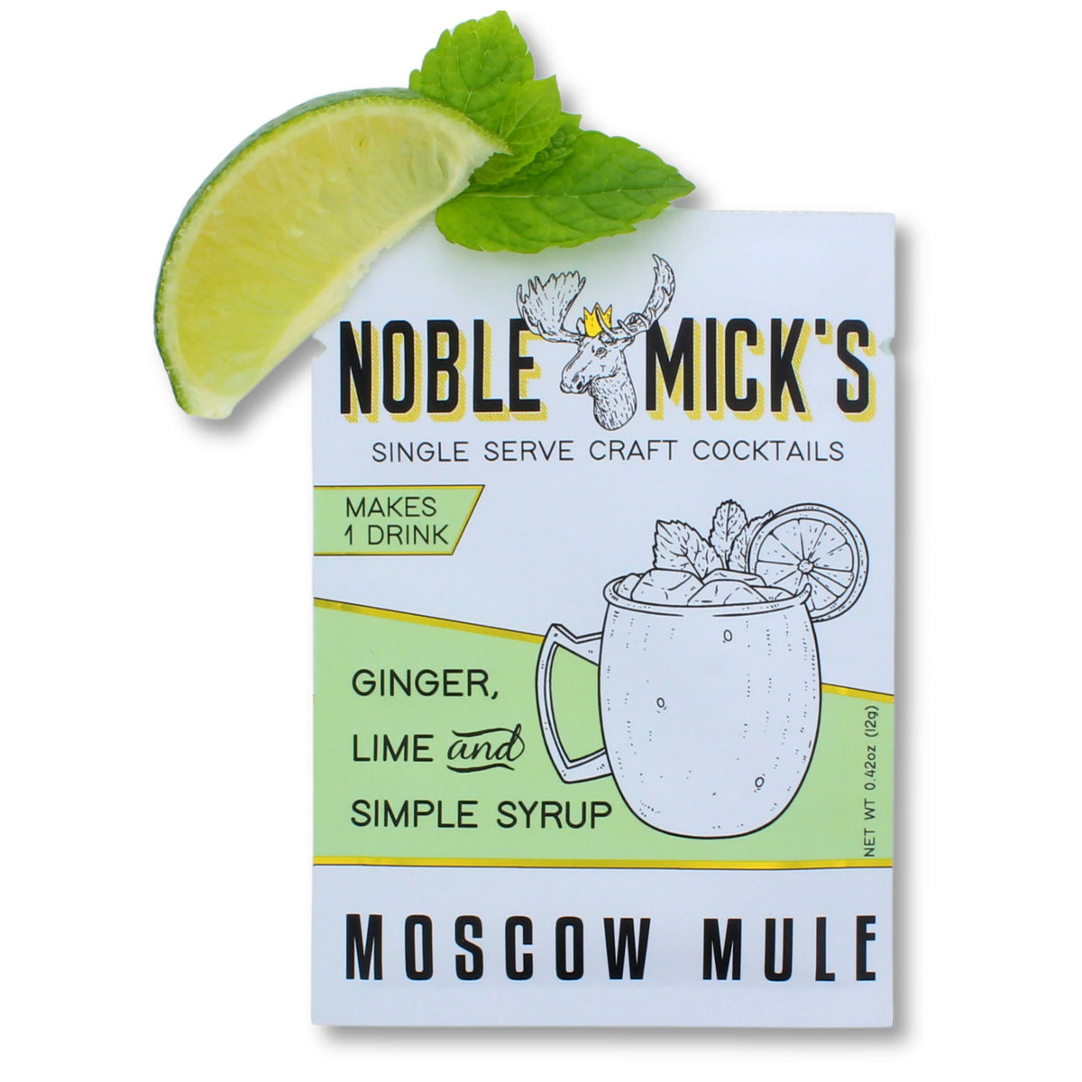 Moscow Mule Single Serve Cocktail Mix | Noble Mick's – Outer Layer