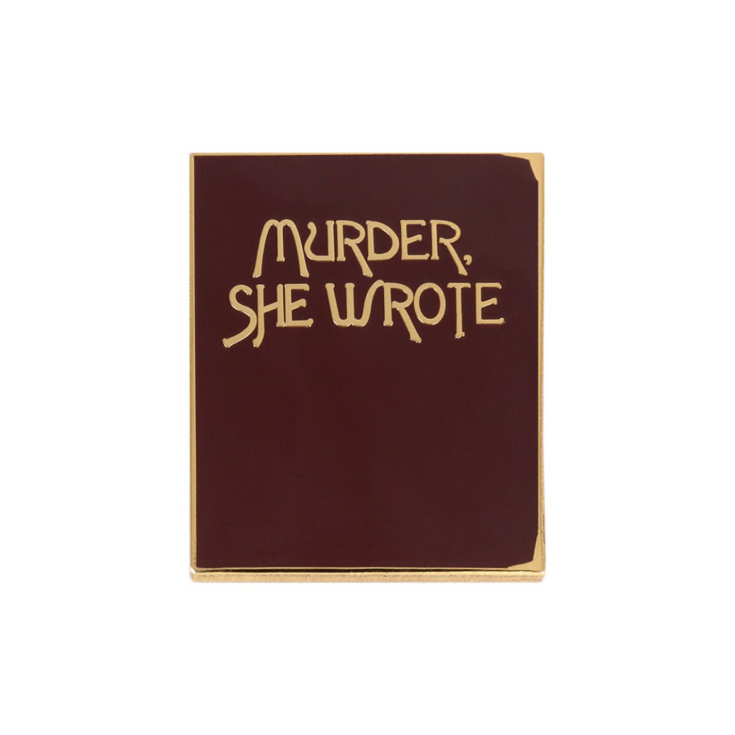Murder She Wrote Lapel Pin | Yada Yada Yada Co – Outer Layer