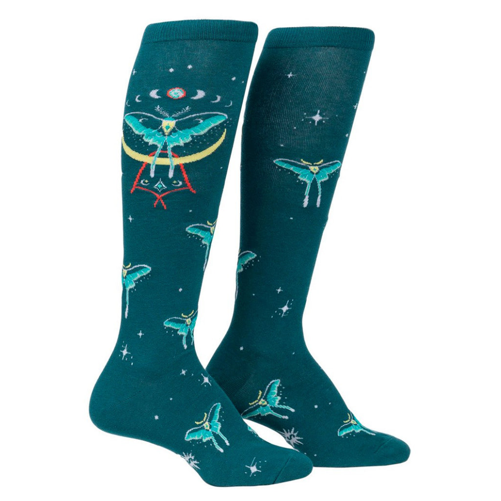 Mystic Moth Knee High Socks | Sock It To Me – Outer Layer