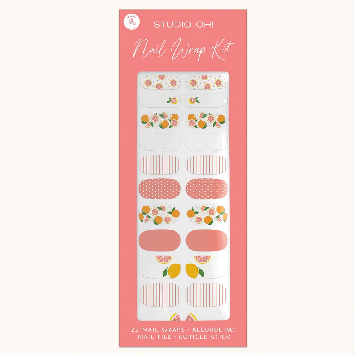 Nail Wrap Kit Citrus Grove | Studio Oh – Outer Layer