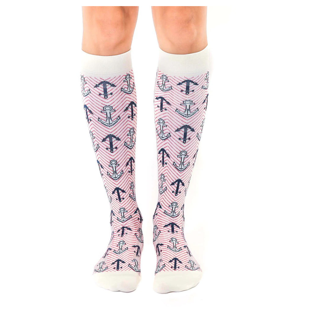 Nautical Compression Socks | Living Royal – Outer Layer