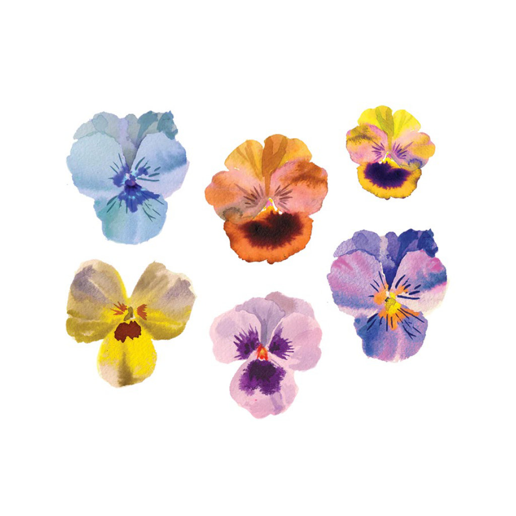 Pansies Tattoo Set of Two | Tattly – Outer Layer