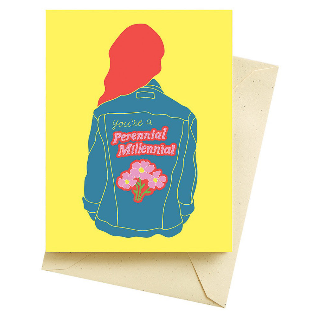 Perennial Millennial Birthday Card | Seltzer Goods – Outer Layer