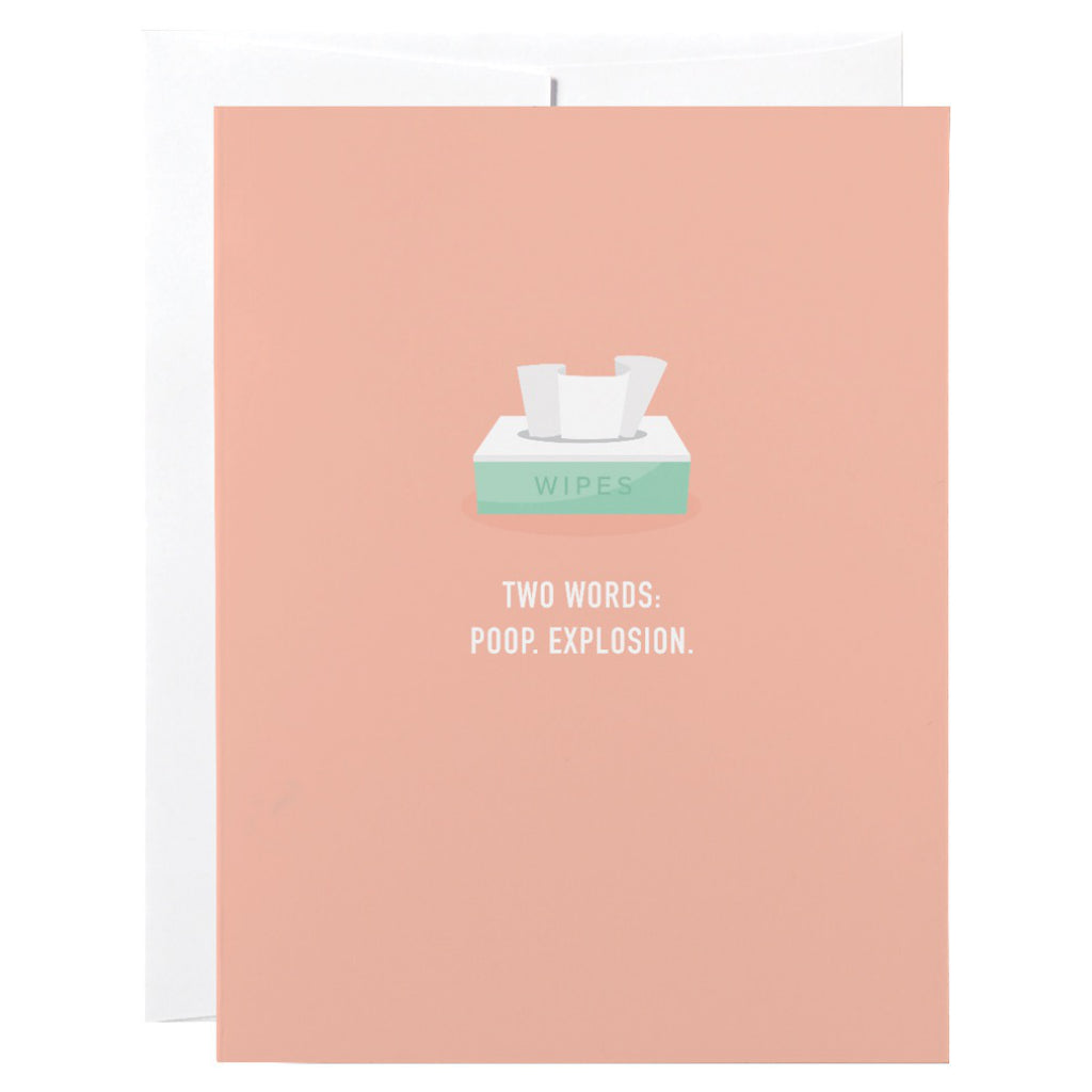 Poop Explosion Card by Classy Cards – Outer Layer