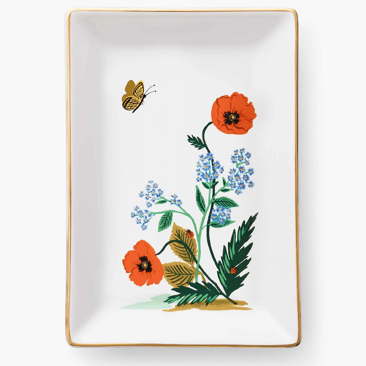 Poppy Botanical Catchall Tray | Rifle Paper Co. – Outer Layer