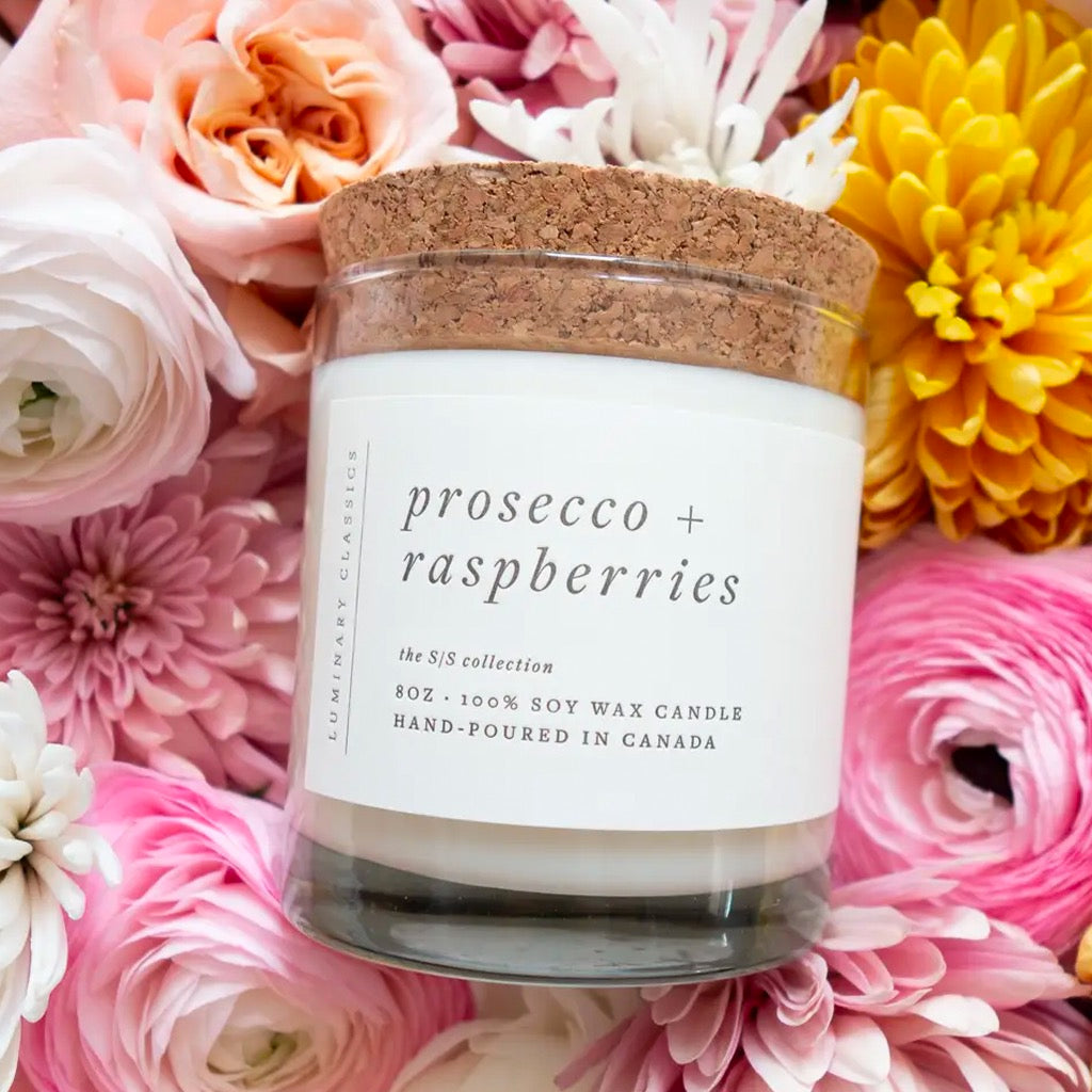 Prosecco + Raspberries Candle | Luminary Emporium – Outer Layer
