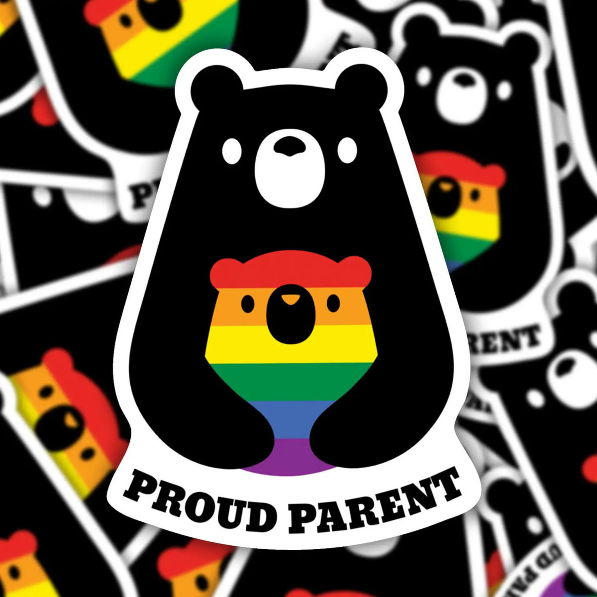 Proud Parent Pride Vinyl Sticker | The Pin Pal Club – Outer Layer