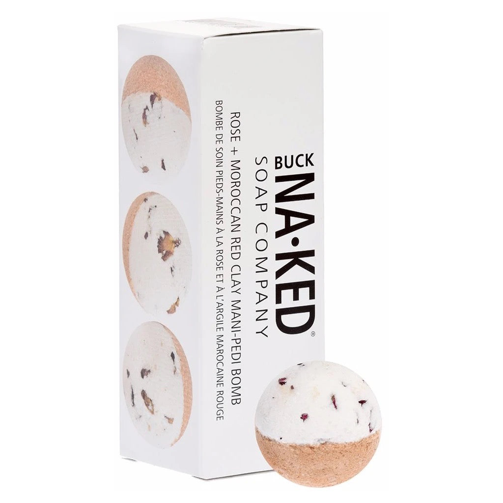 Rose & Moroccan Red Clay Mani/Pedi Bombs | Buck Naked Soap Company ...
