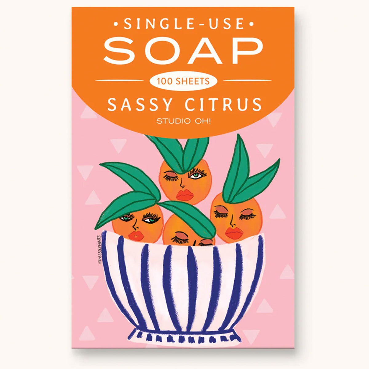 Sassy Citrus Single-Use Soap Sheets | Studio Oh – Outer Layer
