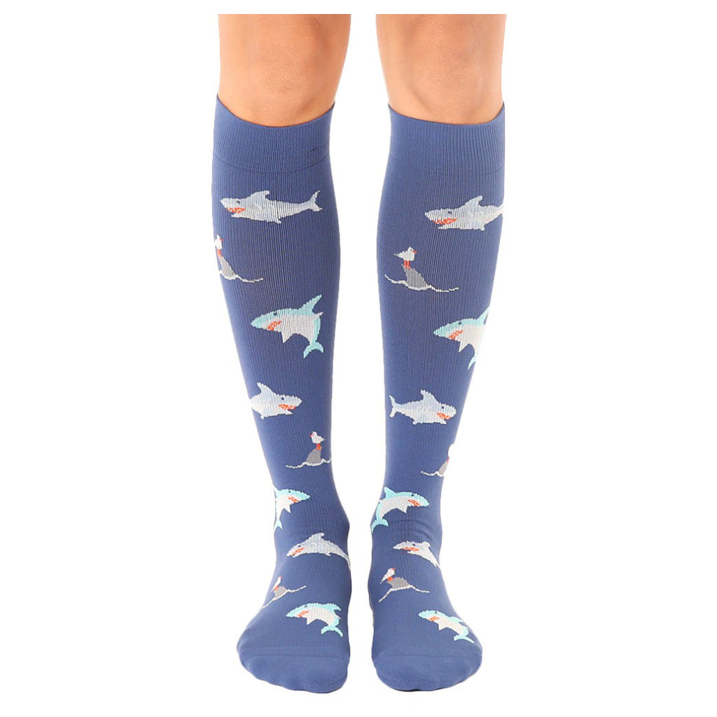 Shark Compression Socks | Living Royal – Outer Layer