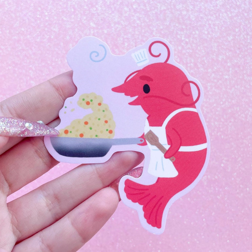 Shrimp Fried Rice Sticker | Basura Gang – Outer Layer