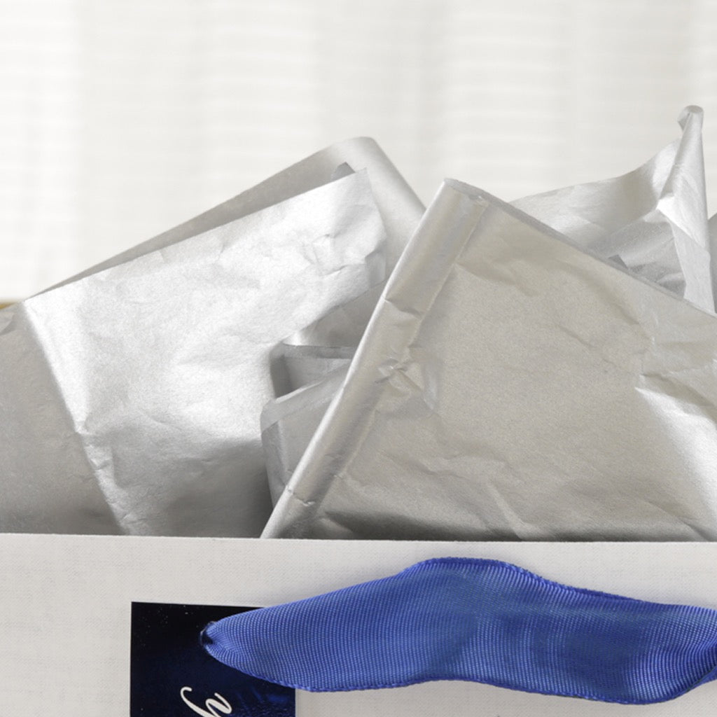Silver Metallic Tissue Paper | The Gift Wrap Company – Outer Layer