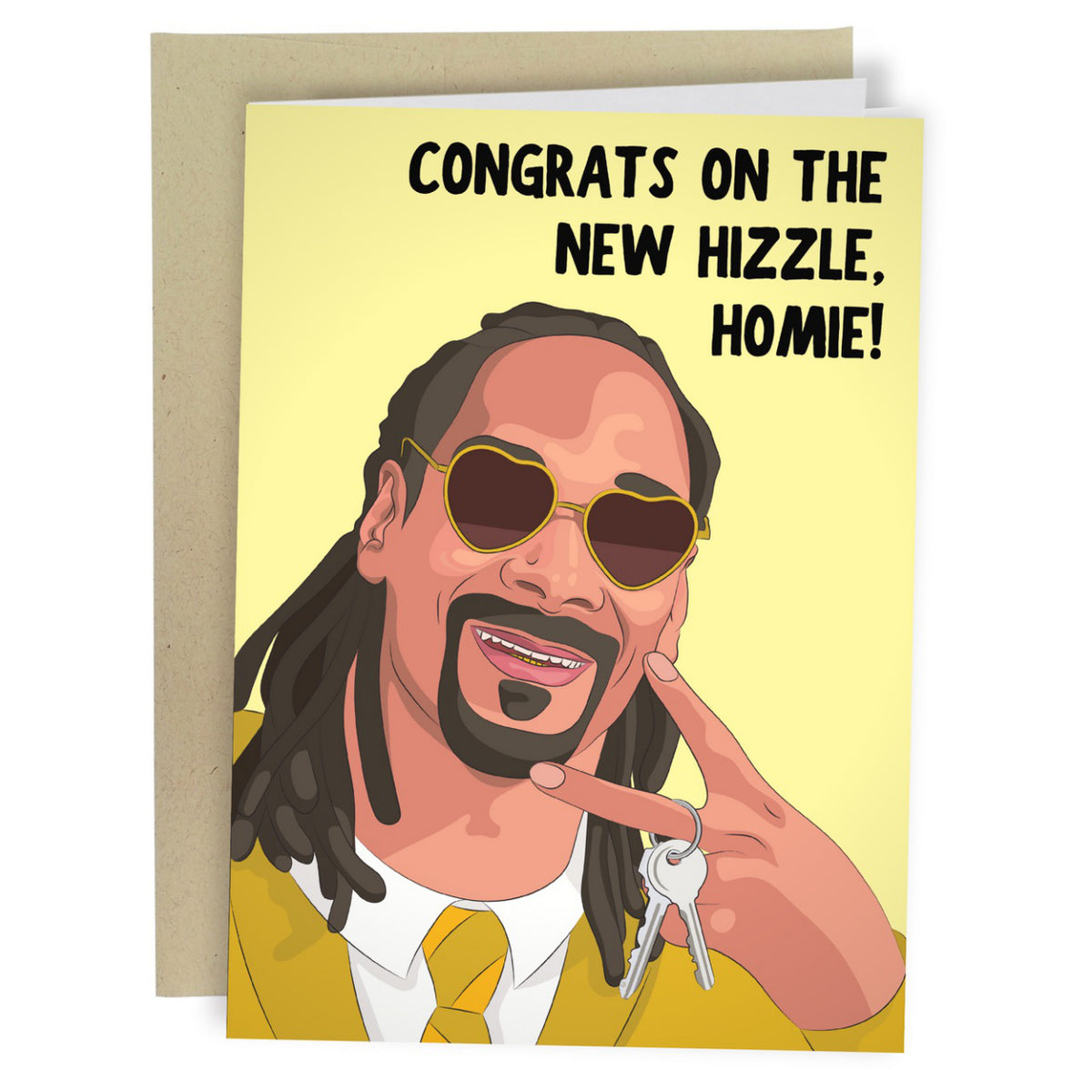 Snoop Dogg New Hizzle Homie Card | Sleazy Greetings – Outer Layer