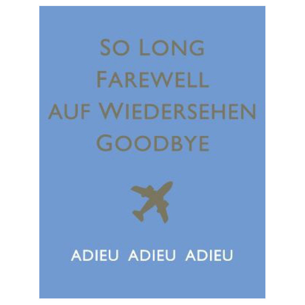 So Long Farewell Card by Halfpenny Postage – Outer Layer