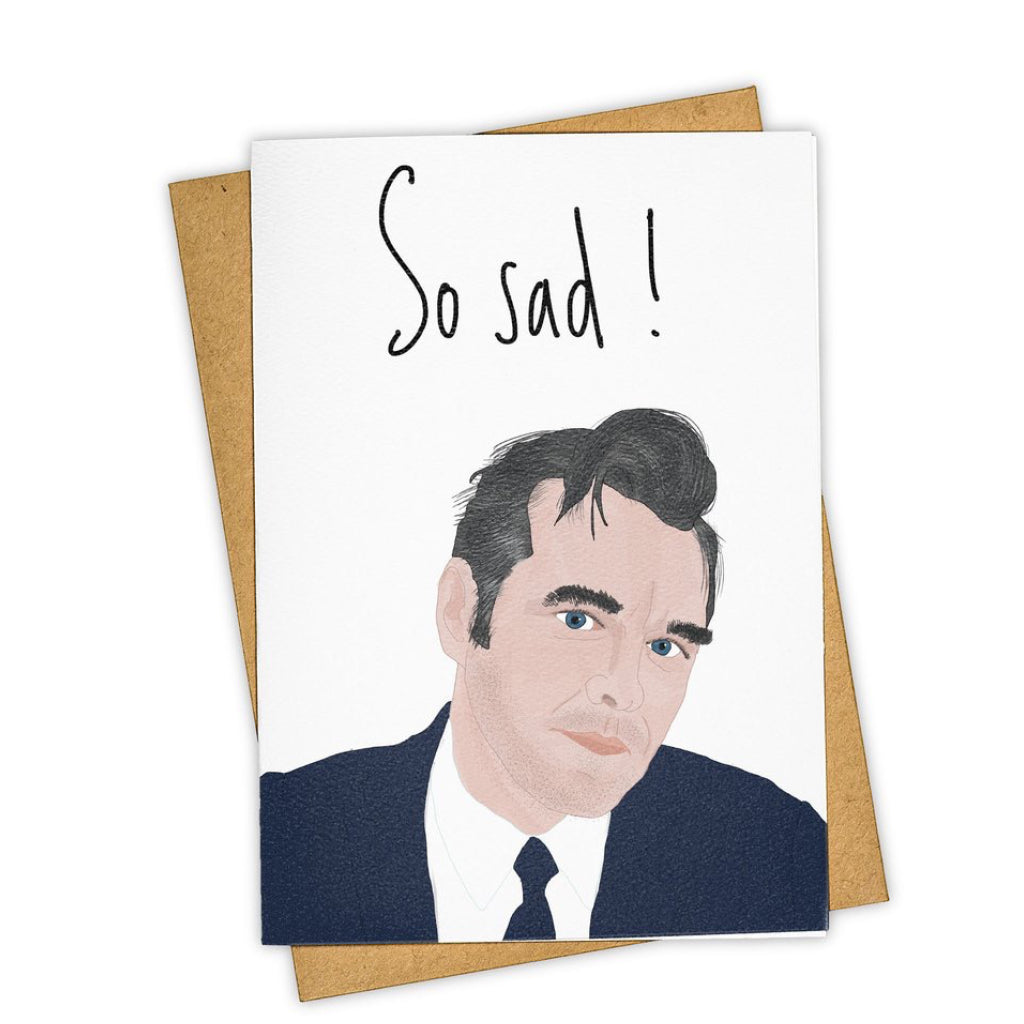 So Sad Morrissey Card by Tay Ham - Outer Layer