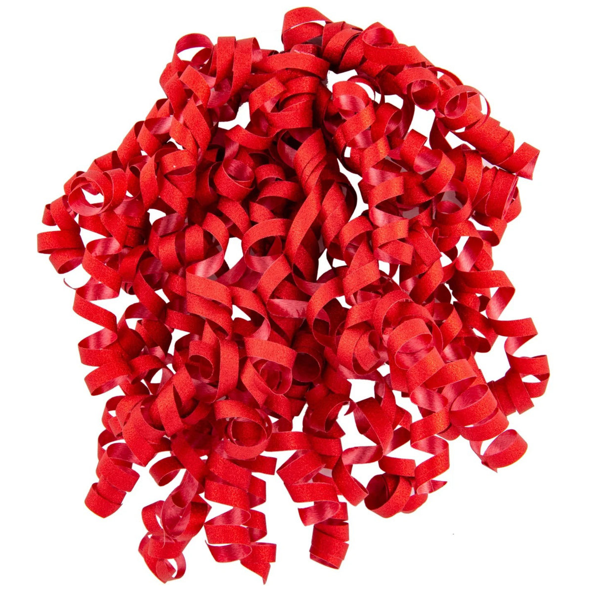 Solid Glitter Red Curly Bow | Design Design – Outer Layer