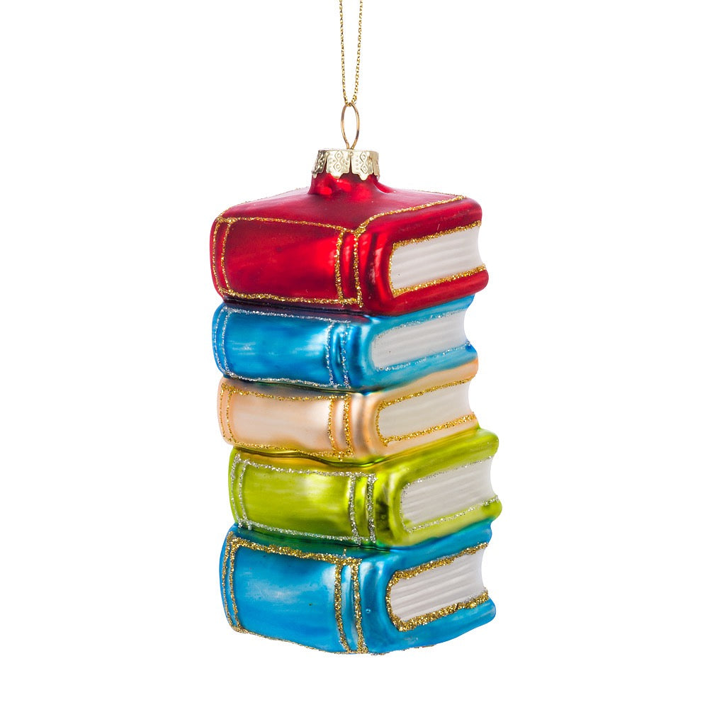 Stack of Books Ornament | Abbott Collection – Outer Layer