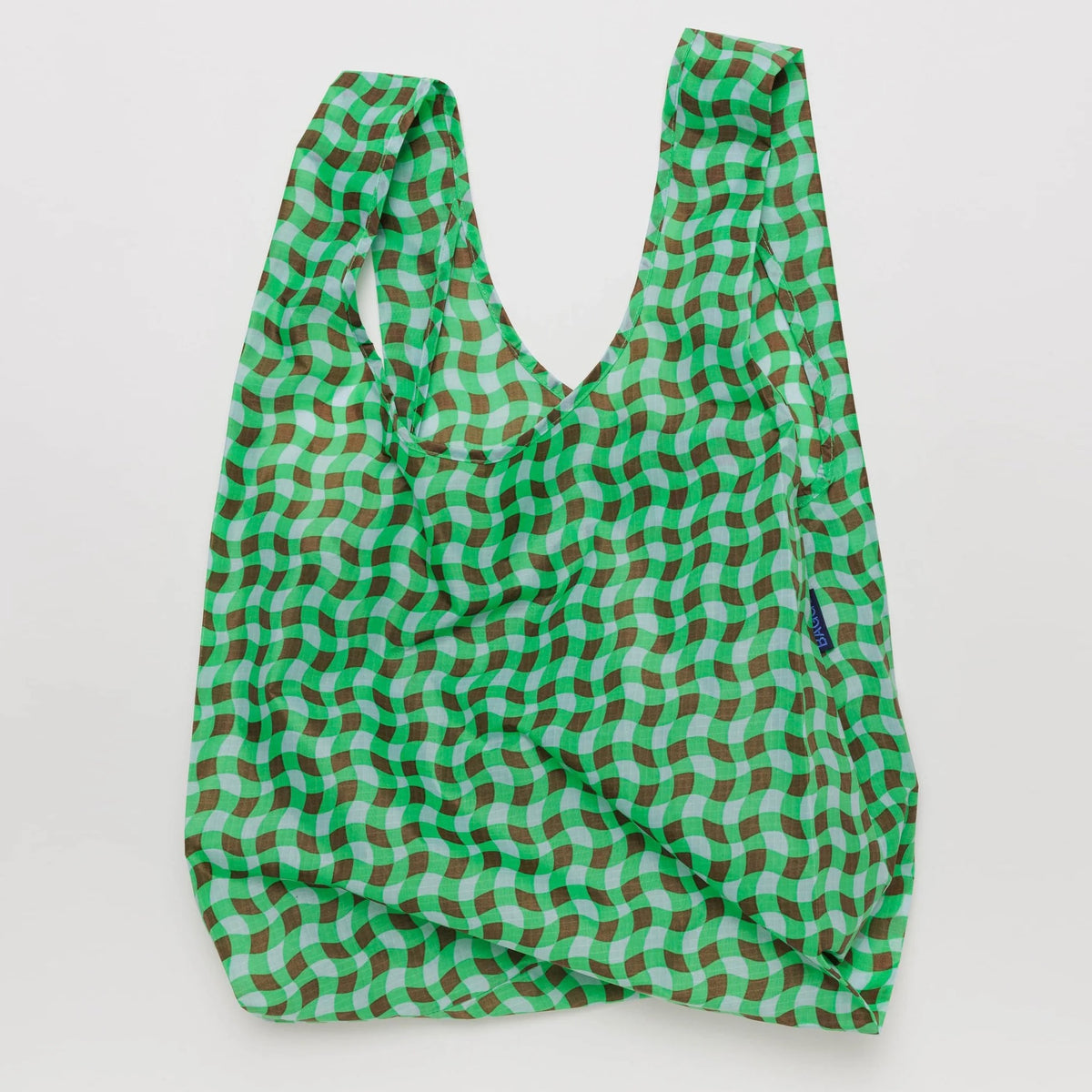 Standard Baggu Wavy Gingham Green | Baggu – Outer Layer