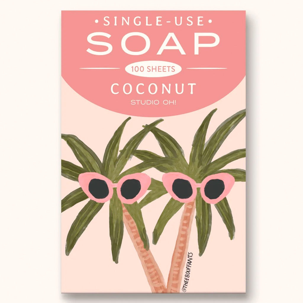 Sunny Palms Single-Use Soap Sheets | Studio Oh – Outer Layer