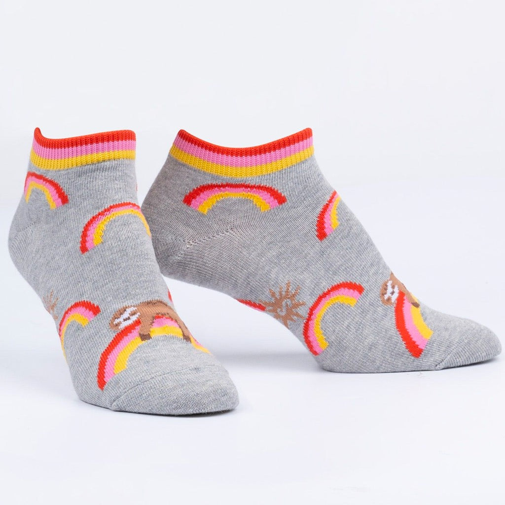 Sunset Sloth Ankle Socks | Sock It To Me – Outer Layer