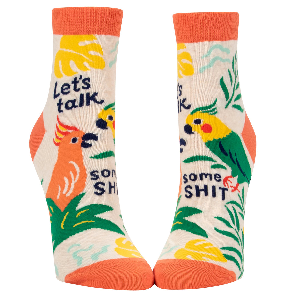 Talk Some Shit Ankle Socks | Blue Q – Outer Layer