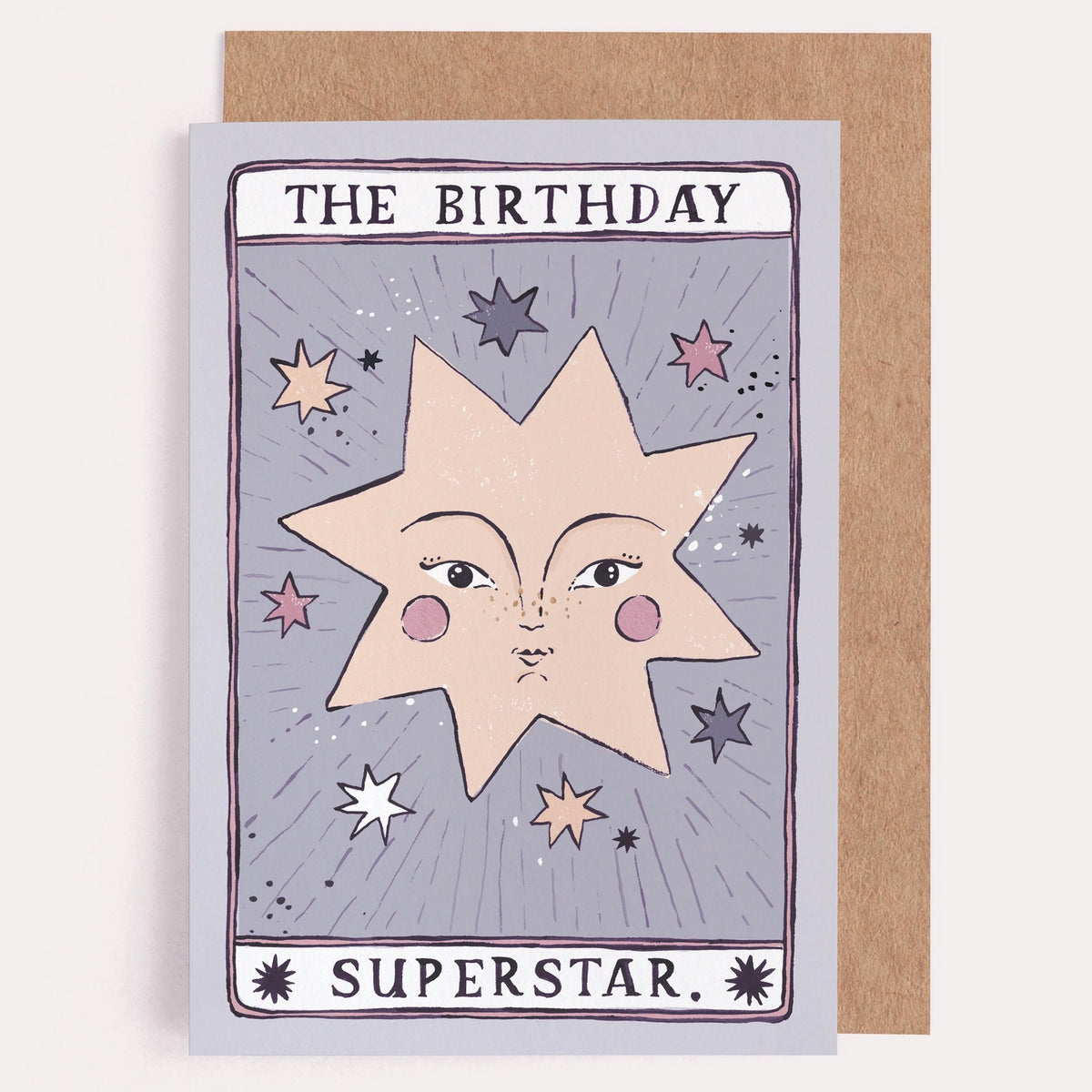 Tarot Superstar Birthday Card | Sister Paper Co. – Outer Layer