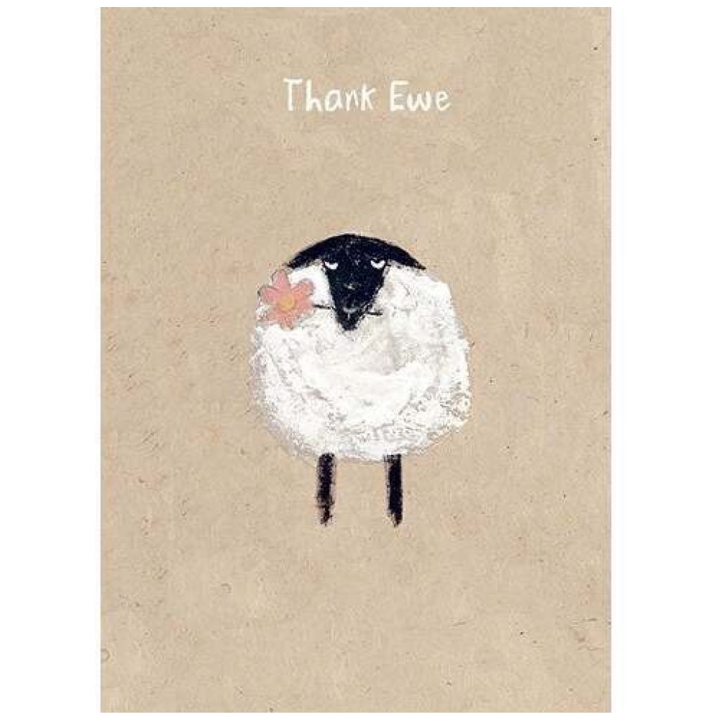 Thank Ewe Thank You Card | Calypso Cards – Outer Layer