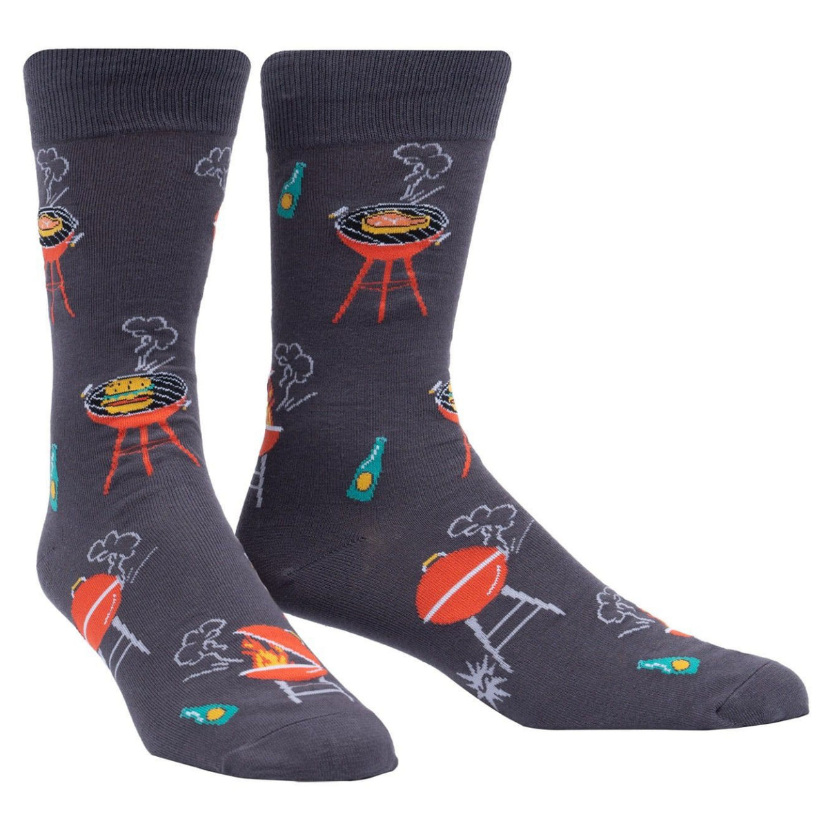 The Steaks are High Men's Crew Socks | Sock It To Me – Outer Layer
