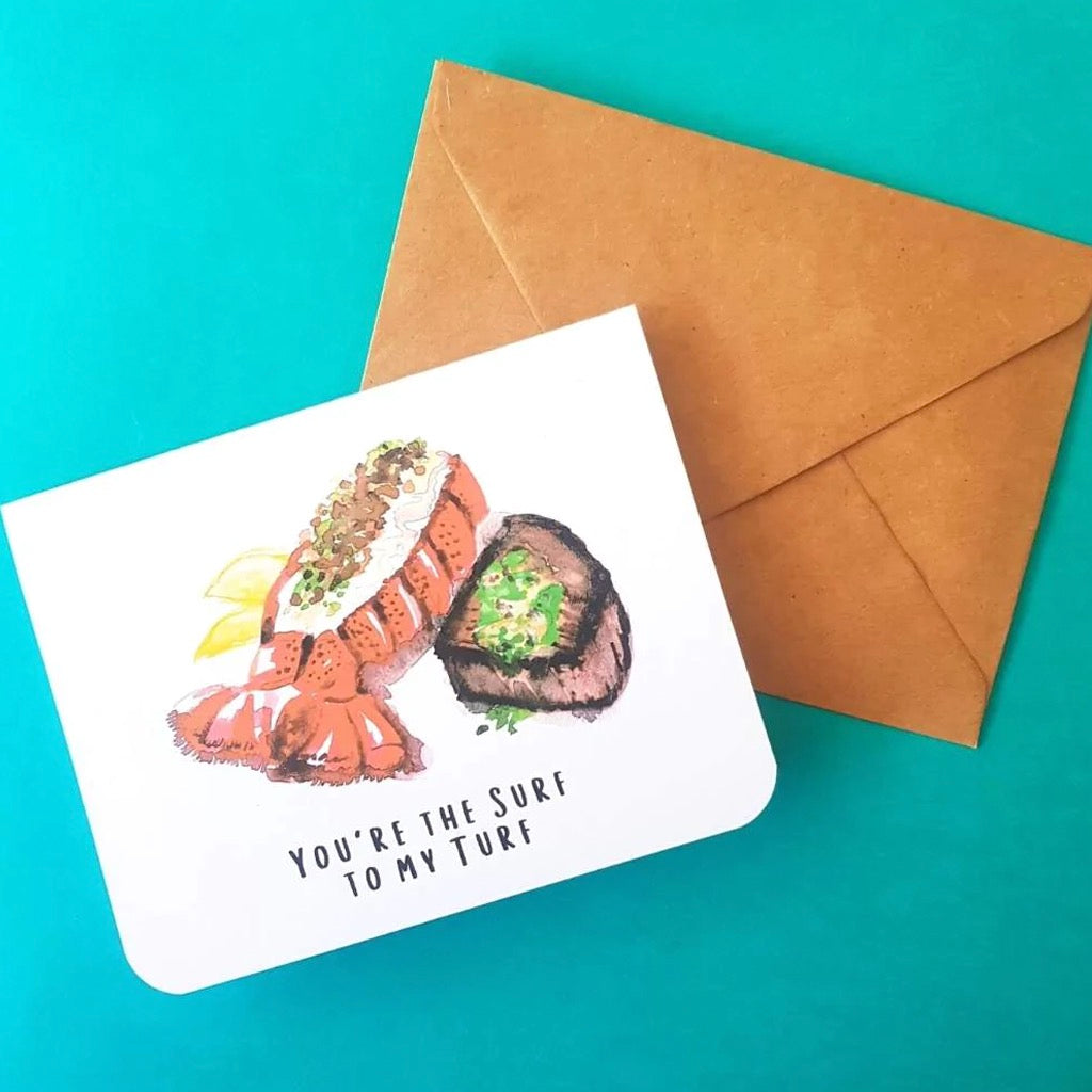 The Surf To My Turf Card | Salt & Paper – Outer Layer