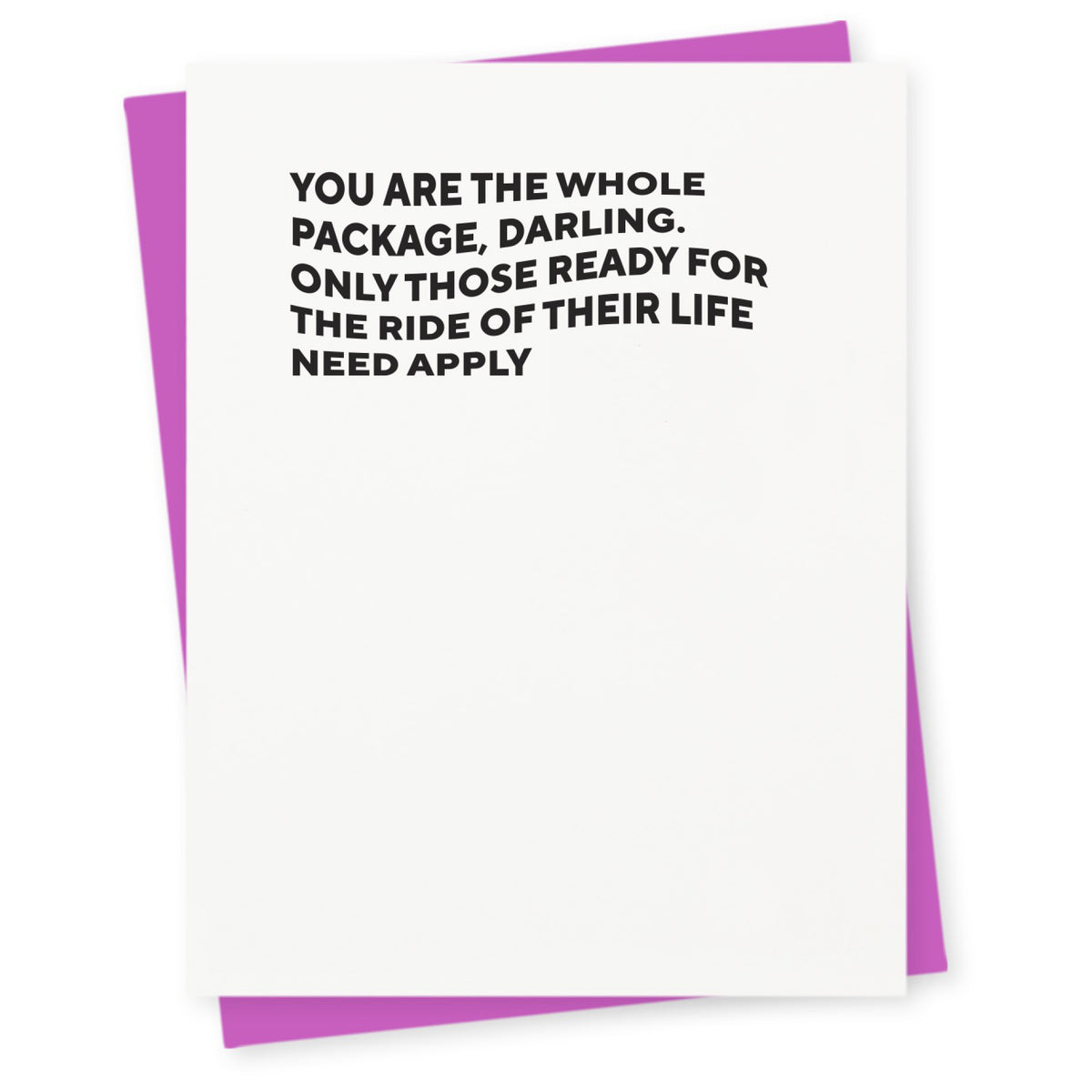 The Whole Package Card | 417 Press – Outer Layer