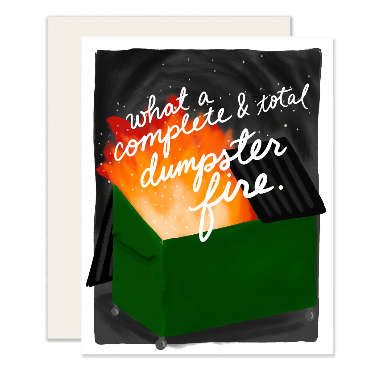 Total Dumpster Fire Card | Slightly Stationery – Outer Layer