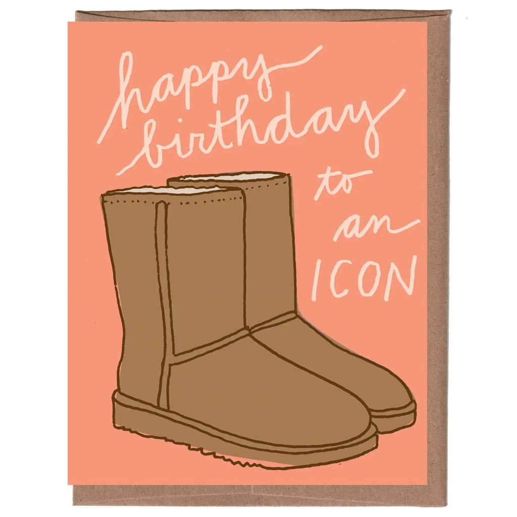 Uggs Happy Birthday Card | La Familia Green – Outer Layer