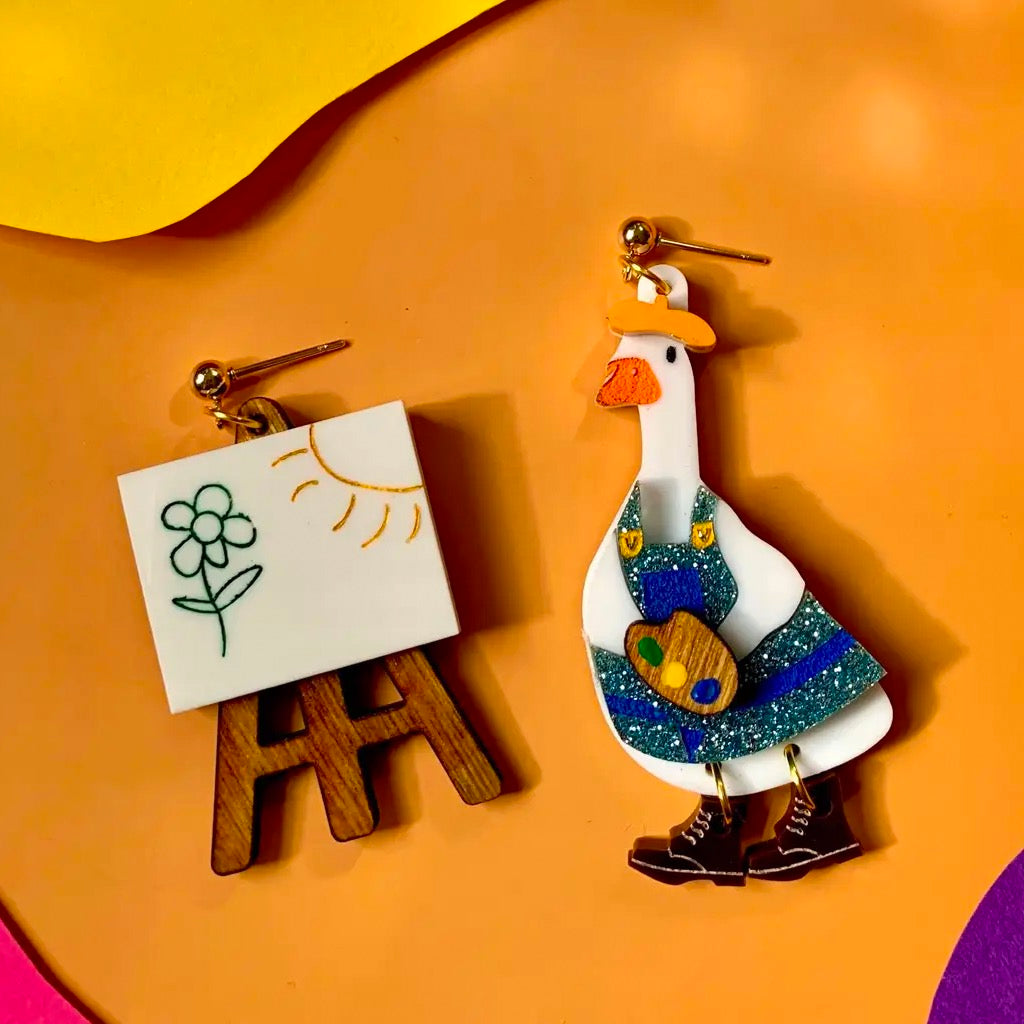 Vincent Van Goose Earrings | Not Picasso – Outer Layer