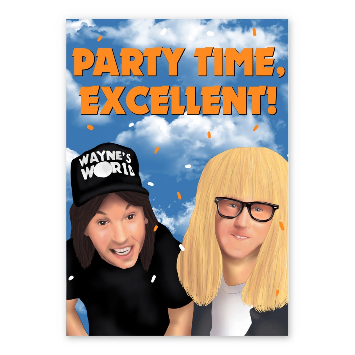 Wayne's World Party Time Birthday Card | Central23 – Outer Layer