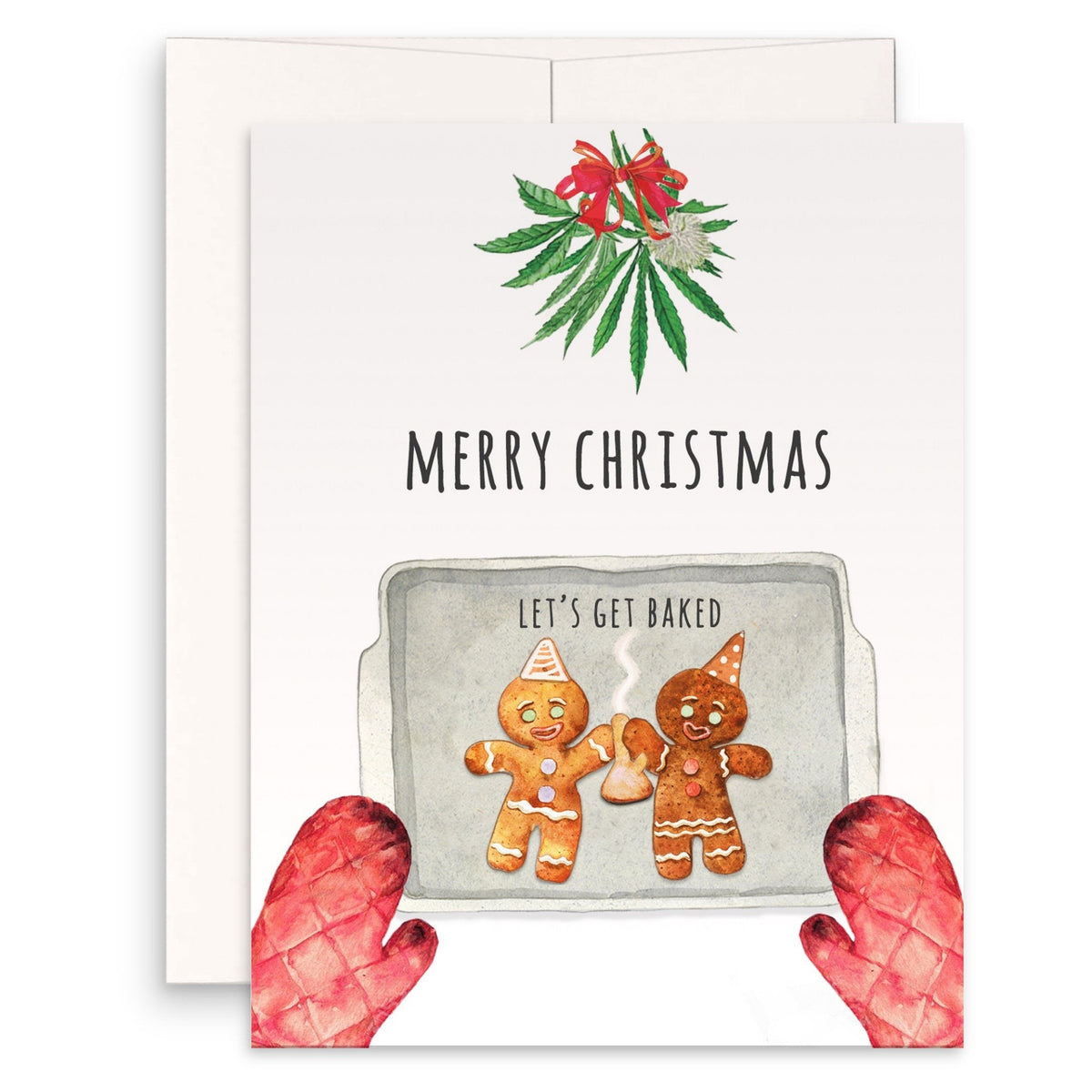 Weed Baked Gingerbread Card | Liyana Studio – Outer Layer