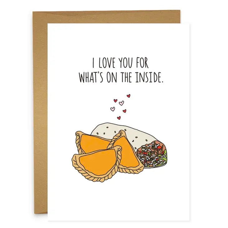 What's On The inside Burrito Love Card | Humdrum Paper – Outer Layer