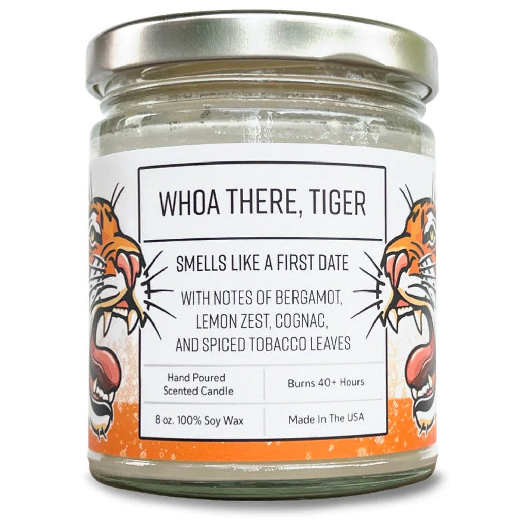Whoa There, Tiger 8oz Soy Candle | Two Little Fruits – Outer Layer