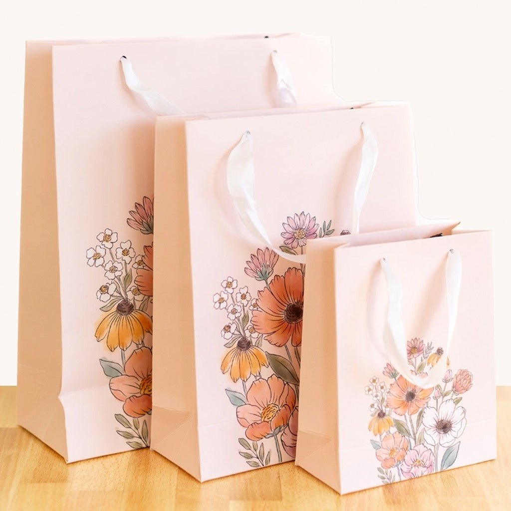 Wildflower Bunch Extra Small Gift Bag | Elyse Breanne Design – Outer Layer