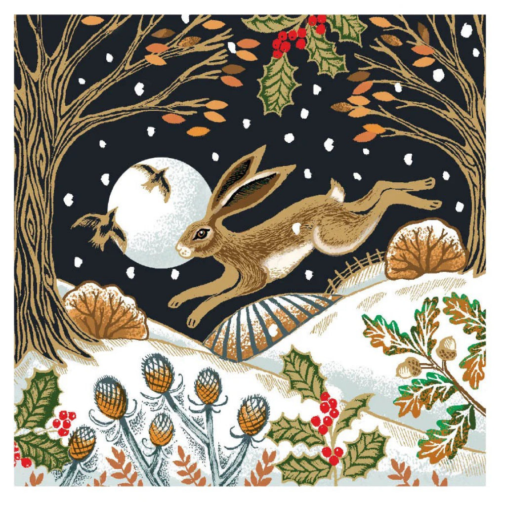 Woodland Hare Pack Of Holiday Cards | Museums & Galleries – Outer Layer