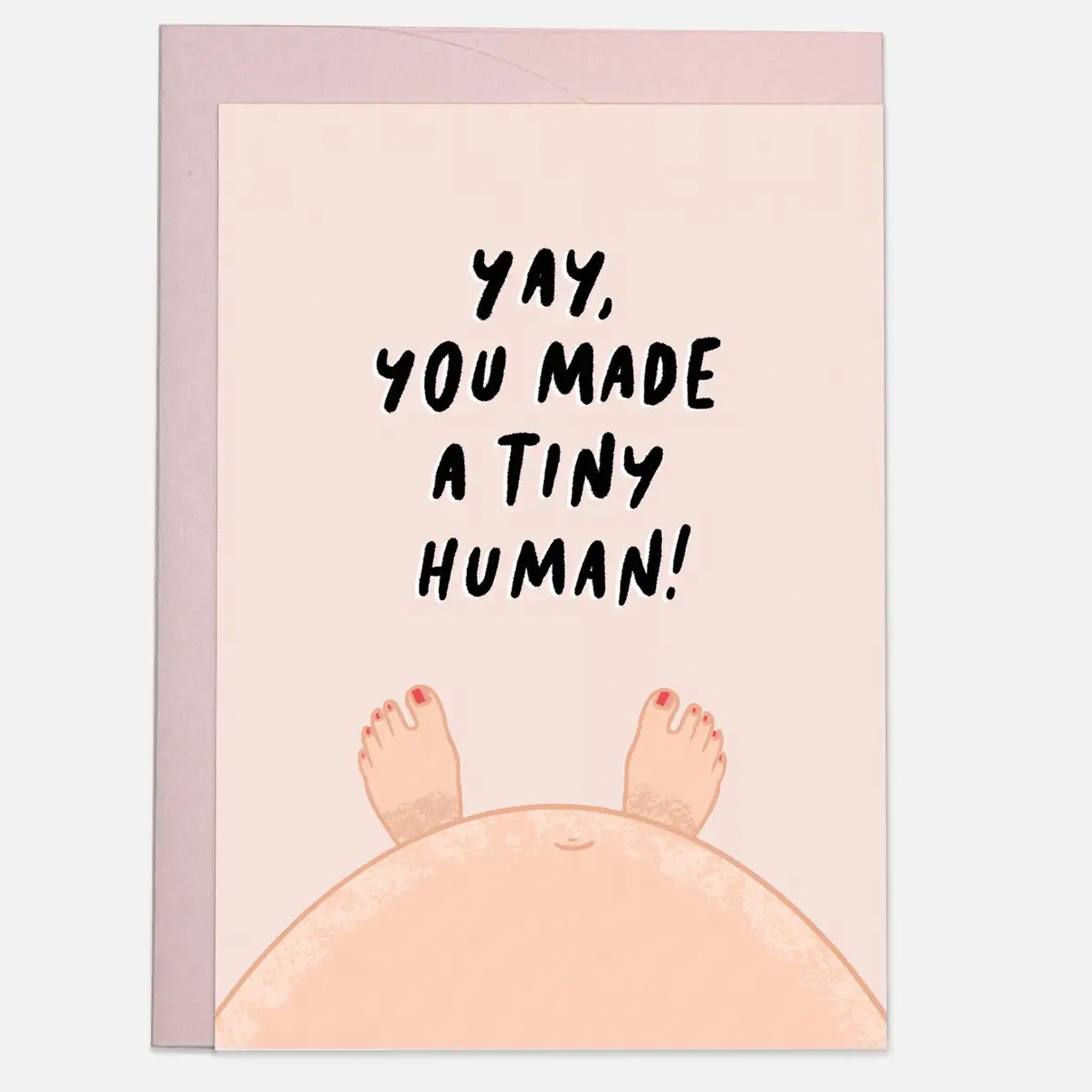 Yay Tiny Human Card | Kaart Blanche – Outer Layer
