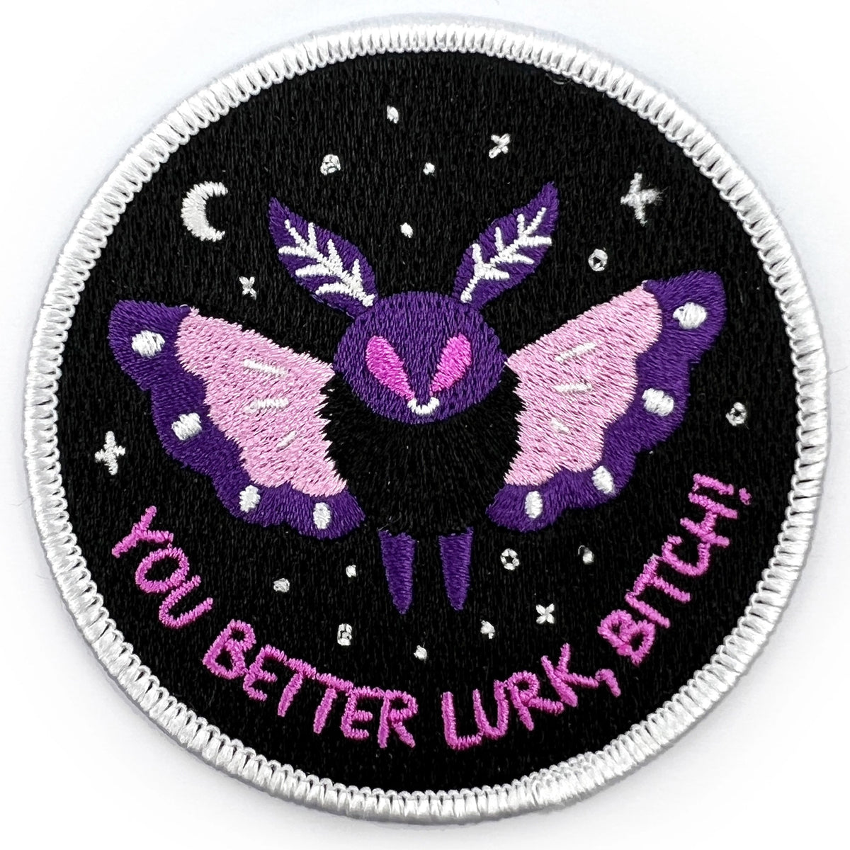 You Better Lurk Mothman Patch | Band of Weirdos – Outer Layer