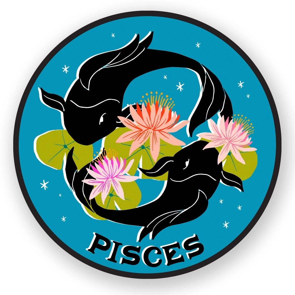 Zodiac Sticker: Pisces | Antiquaria Design Studio – Outer Layer
